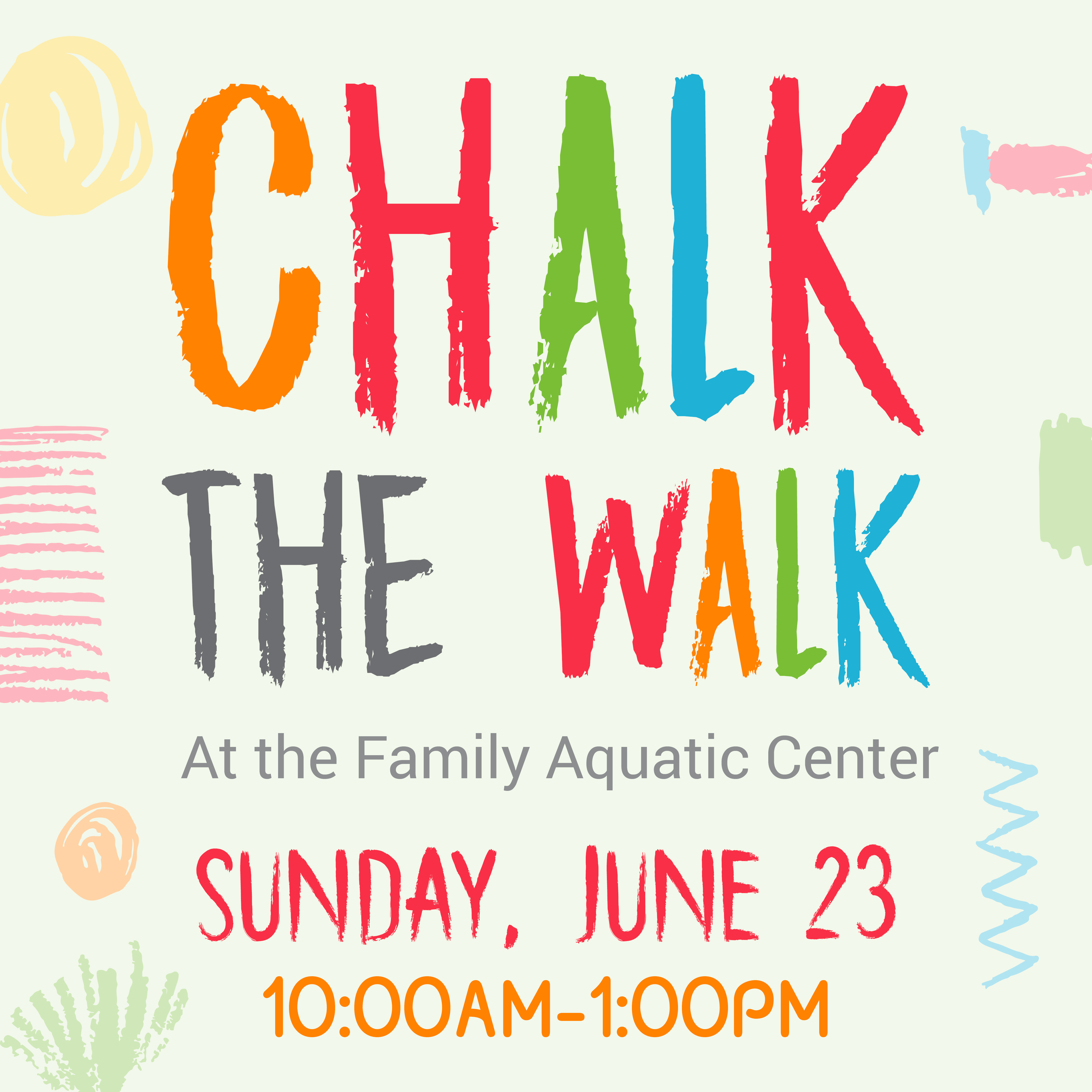 Chalk The Walk - Palatine Park District