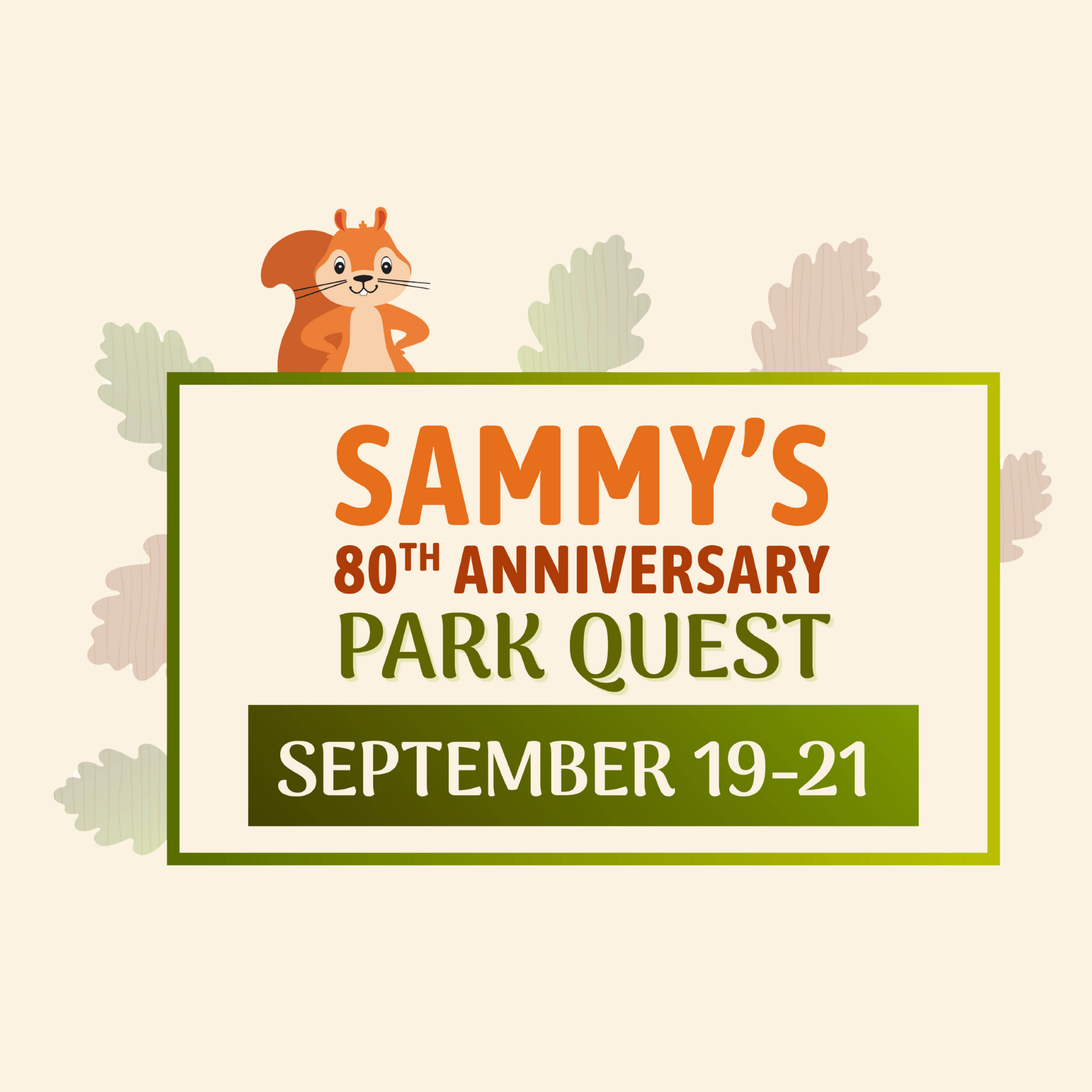 Sammy's 80th Anniversary Park Quest - Palatine Park District